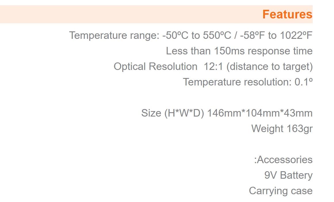 מודד טמפ איפנרא+לייזרZICO 550C - גוטמן ברזילי - 4 דורות של איכות בעולם ...